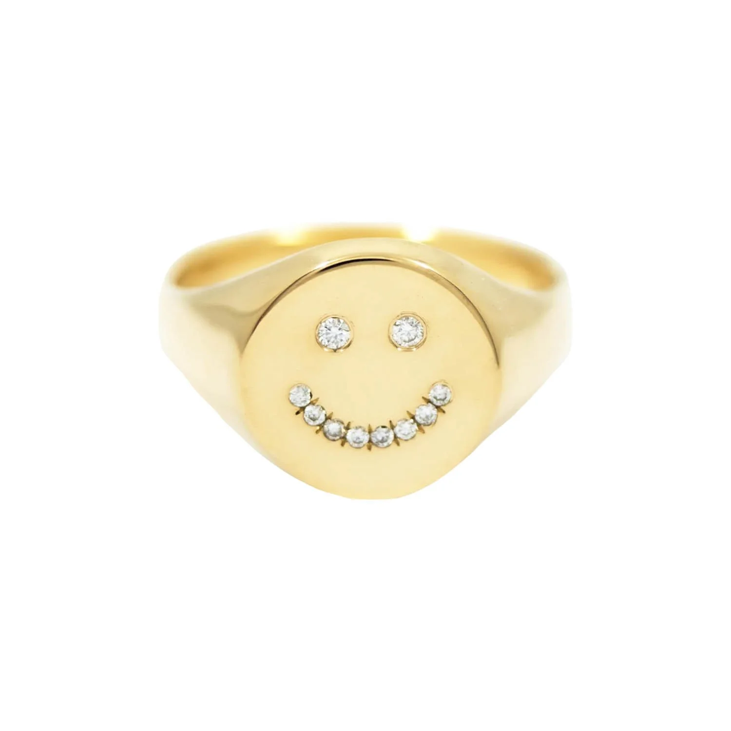 Happy sad smiley ring store